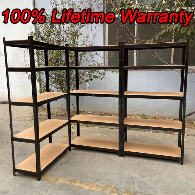 GARAGE RACKING 4TIER / 5 Tier Shelving Unit Boltless Heavy Duty Metal ...