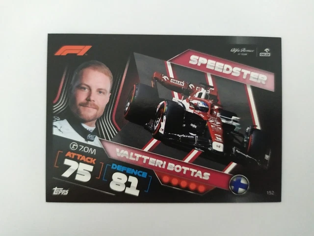 TOPPS TURBO ATTAX F1 2022 SPEEDSTER BOOTS n 152 NEW £1.02 - PicClick UK