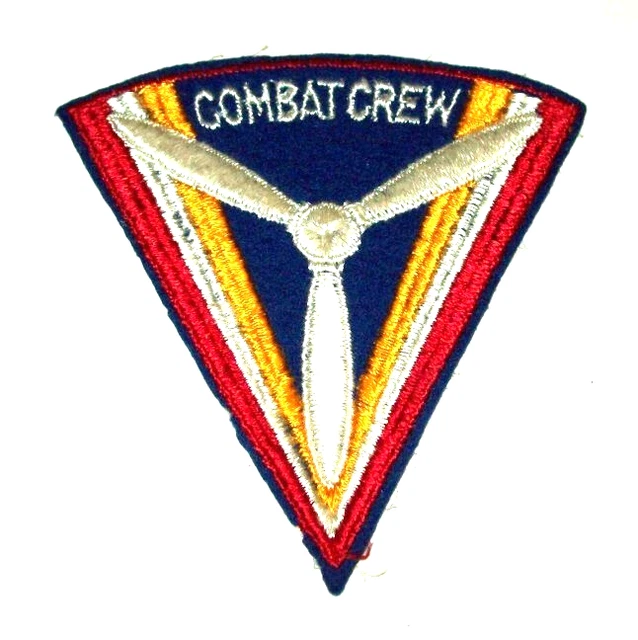 SCARCE ORIGINAL CUT-EDGE Embroidered Wool Ww2 Aaf Combat Crew Patch £40 ...