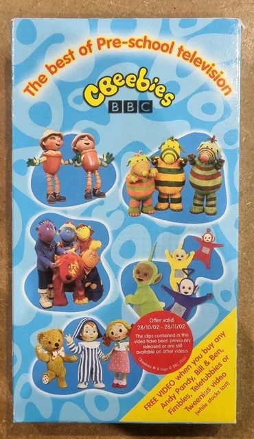 CBEEBIES CHILDREN’S VHS Kids Video Tape Fimbles Teletubbies Tweenies £ ...