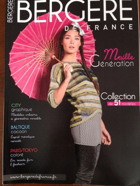 CATALOGUE EXPLANATION KNIT Bergere De France Mesh Generation N° 169 £5. ...
