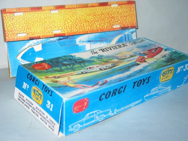 CORGI TOYS 31 Gift Set Boite Repro Copie Vide Buick Riviera Cabin ...
