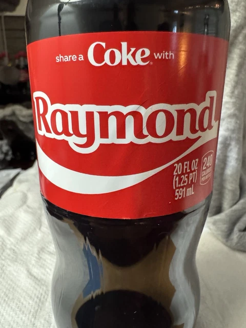 SHARE A COKE with Raymond 2025 Personalized Gift Coca~Cola Bottle 20oz ...