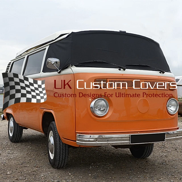 VW T2 SCREEN Wrap Frost Cover (1949-1979) Black 116 £29.85 - PicClick UK