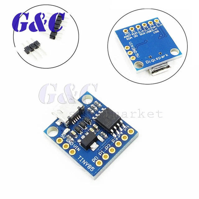 Digispark Kickstarter Attiny85 Arduino General Micro Usb Development Board A2tm Eur 475