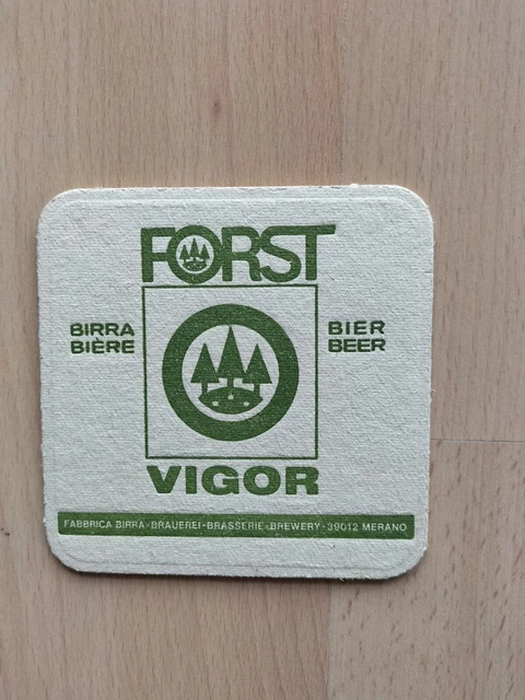 ÄLTERER BIERDECKEL, FORST Vigor Bier Beer Birra Biere Meran Merano ...