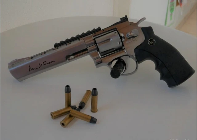 PISTOLET REVOLVER 4.5 Mm Co2 A Plombs Gaz ASG Dan Wesson 715 Canon 6 ...