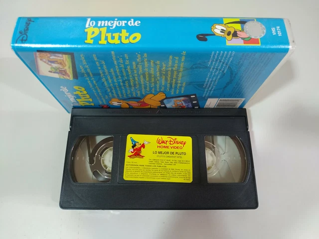 LO MEJOR DE Pluto Walt Disney - VHS Tape Spanish - 2T £26.89 - PicClick UK