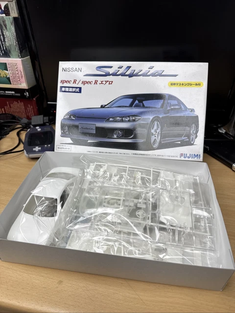 1:24 SCALE FUJIMI Nissan Silvia S15 Spec R / Aero Model Kit JDM DRIFT ...