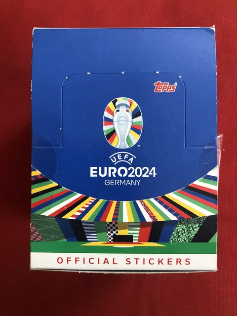 TOPPS UEFA EURO 2024 Germany Football Stickers FULL BOX 100 PACKS NEW £ ...