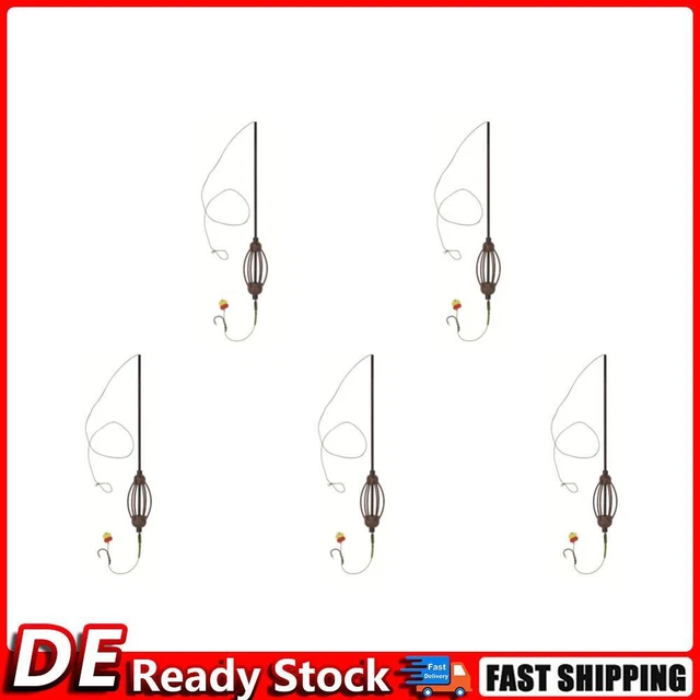 CARP FISHING HAIR Rigs Bait Cage Line Group with Hooks Corn Bait (size ...