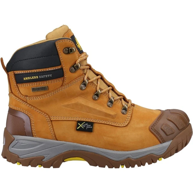 AMBLERS SAFETY 986 Boots Honey Poron XRD Internal Metatarsal ...
