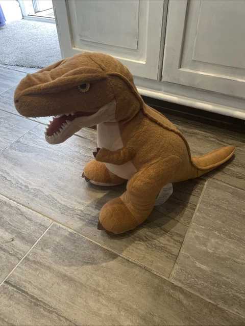 BUILD A BEAR Brown T REX Jurassic World 16" Soft Toy Plush - Retired ...