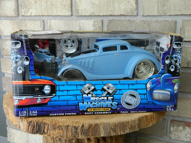 1:18 MUSCLE MACHINES '33 Willys Build It Model Kit £66.04 - PicClick UK