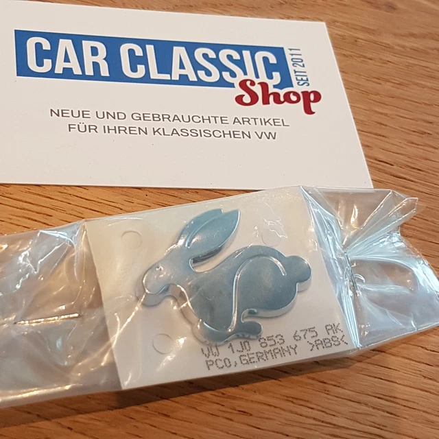 NEU ORIGINAL SCHRIFTZUG VW Rabbit Hase Golf usw Emblem Logo CHROM ...