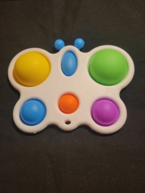 BUTTERFLY POP IT Fidget Toy Push Simple Dimple Bubble Sensory Stress ...