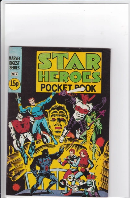 MARVEL DIGEST SERIES Star Heroes Pocket Book #7 British £5.99 - PicClick UK