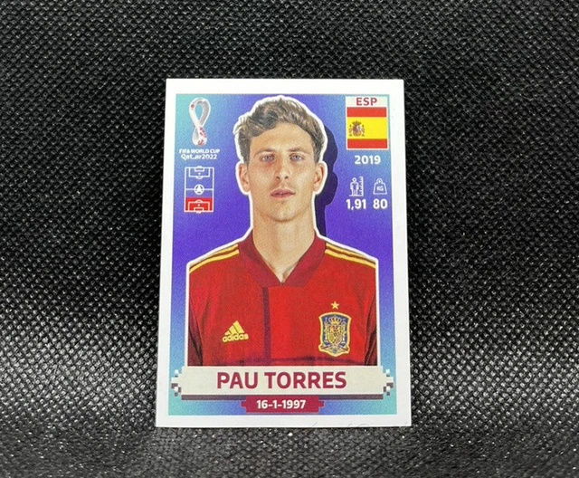PAU TORRES PANINI FIFA World Cup Qatar 2022 Stickers #ESP 9 Spain Group E $2.63 - PicClick CA