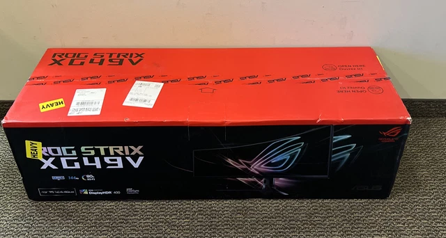 ASUS ROG STRIX XG49VQ 49" Super Ultra-Wide HDR Curved Gaming Monitor ...