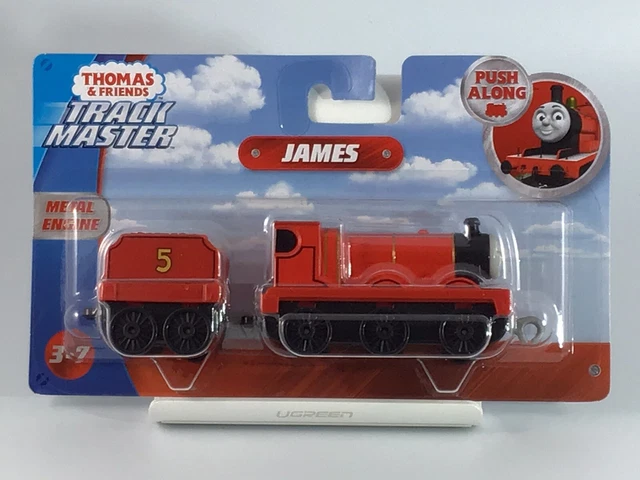 NEW FISHER-PRICE THOMAS & Friends Track Master Push Along James Metal ...