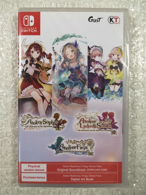 ATELIER MYSTERIOUS TRILOGY Deluxe Pack Switch Asian New (Game In ...