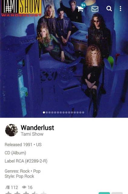 TAMI SHOW ~ CD WonderLust 1991 Hi-Tech AOR rock mélodique Holly Knight ...