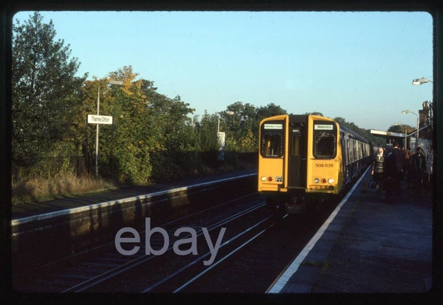 2X ORIGINAL 35MM slides - Class 508 EMU's at Thames Ditton station £4. ...