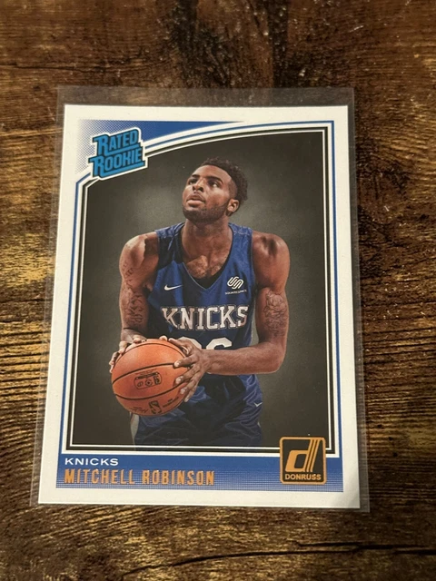 2018-19 PANINI DONRUSS Mitchell Robinson Rated Rookie #163 New York ...