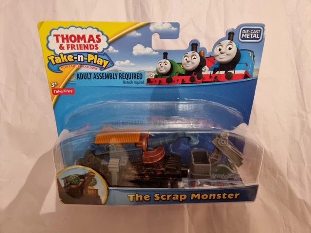 THOMAS THE TANK Friends TAKE ALONG N PLAY SCRAP MONSTER TRAIN NEW AND ...