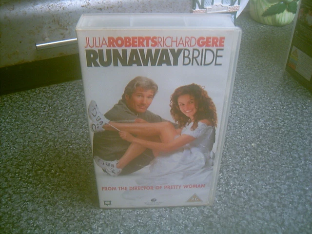 RUNAWAY BRIDE MOVIE-VHS TAPE-JULIA ROBERTS,RICHARD GERE-1st bid wins £0 ...