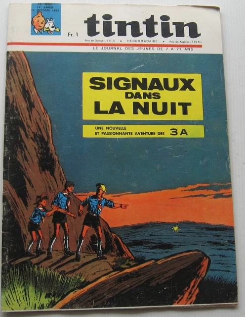 JOURNAL TINTIN NO 886 3A Signals IN The Night/Jacobs / Ric Rattle 1965 ...