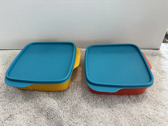 TUPPERWARE COLORFUL ECO Lunch It Divided Container Set Of 2 New $16.99 ...