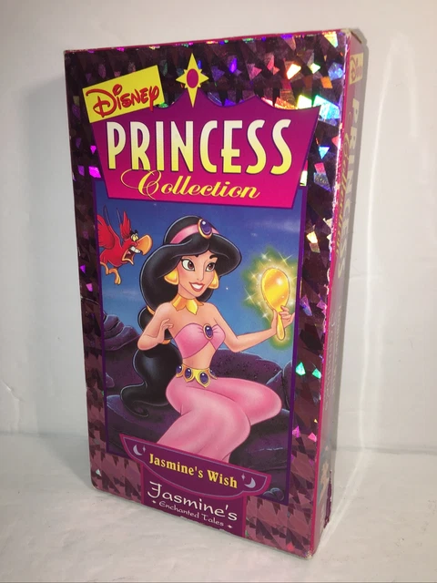DISNEY PRINCESS COLLECTION Jasmine's Enchanted Tales Jasmine's Wish VHS ...