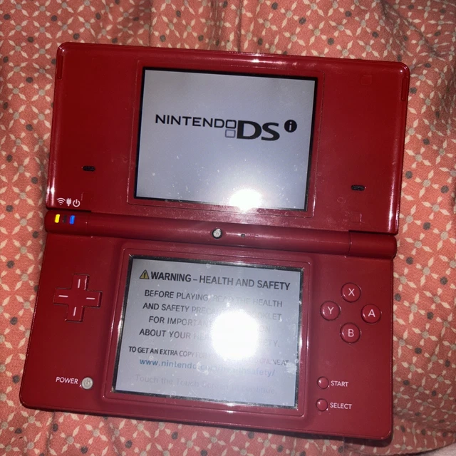 NINTENDO DSI LIMITED Ed. Red Handheld System Range of Games, Charger ...