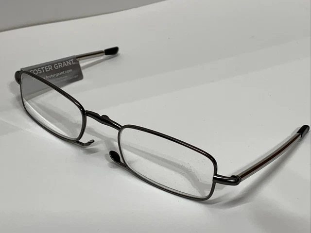 LUNETTES DE LECTURE pliantes Foster Grant Gideon +3,25 avec étui rigide ...