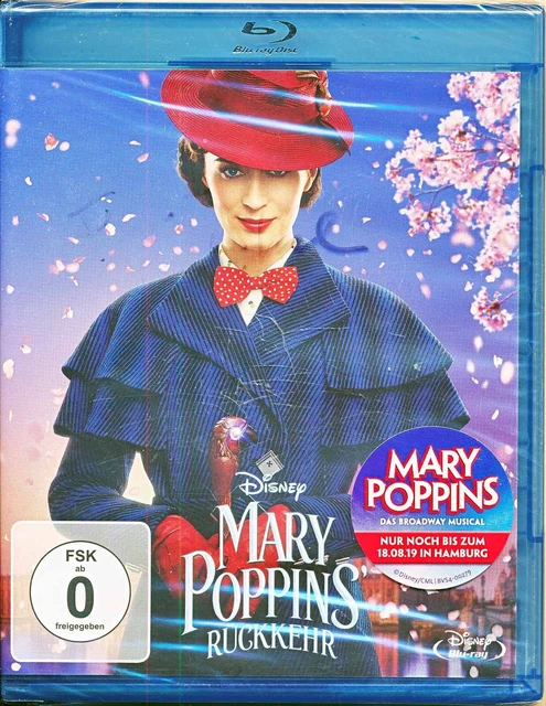 MARY POPPINS' RÜCKKEHR - Emily Blunt - Lin-Manuel Miranda - Blu-ray ...