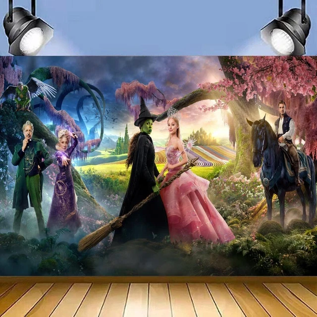 WICKED MOVIE BACKDROP Princess Girls Birthday Party Photo Background ...
