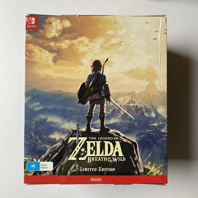 LEGEND OF ZELDA Breath Of The Wild Limited Edition COMPLETE Nintendo ...