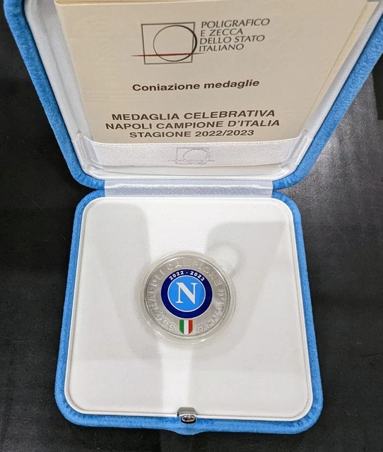 MEDAGLIA CELEBRATIVA NAPOLI Campione d'Italia 2022/2023 - 3 Scudetto ... MEDAGLIA CELEBRATIVA NAPOLI Campione d'Italia 2022/2023 - 3 Scudetto ...