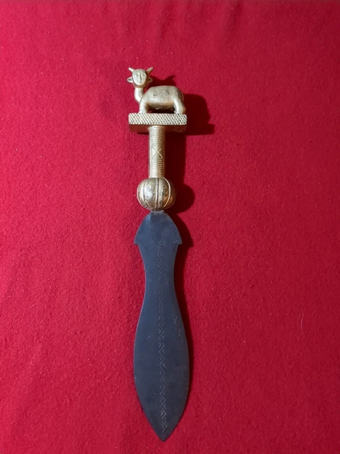 ANTIQUE SWORD AFRICAN Sword The Goat The Beast Eben Sword Ashanti Staff ...