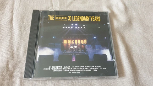 THE MARQUEE 30 Legendary Years Va Cd U2 David Bowie Pink Floyd Queen ...