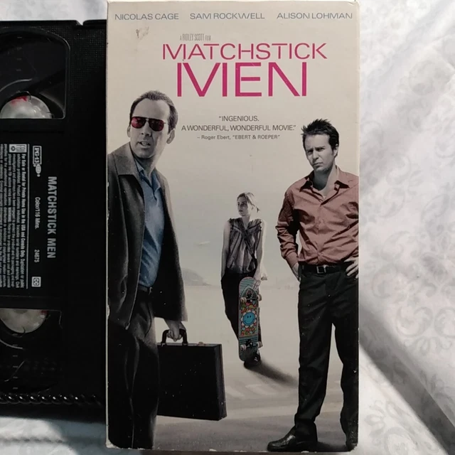 MATCHSTICK MEN (VHS 2004) NICOLAS CAGE, SAM ROCKWELL, ALISON LOHMAN £4. ...
