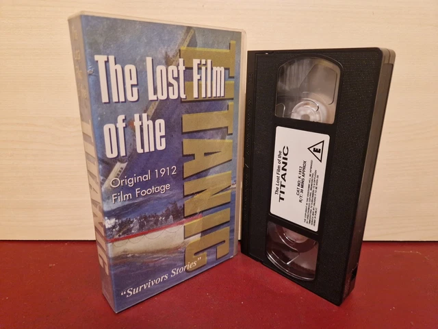THE LOST FILM of The Titanic - 1912 Film Footage - PAL VHS Video Tape ...
