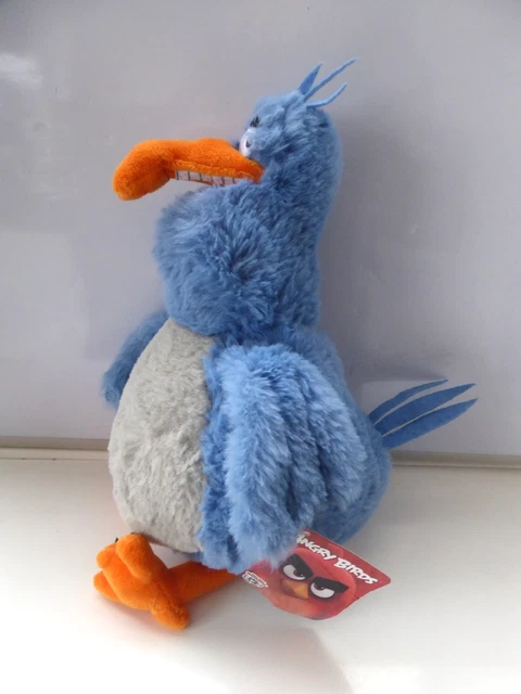 ANGRY BIRDS MOVIE HARVEY Blue Bird 14" Super Soft Plush Toy with Tags £ ...