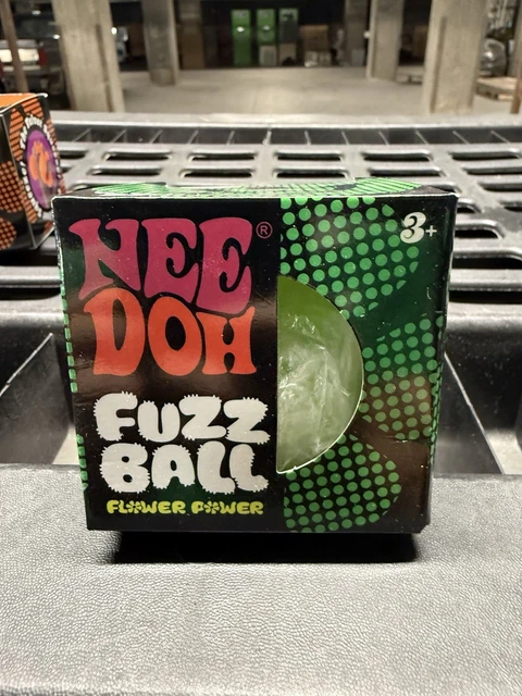 GREEN NEEDOH FUZZ Ball Nee Doh Squish Stress Ball Velvet Squeeze £18.05 ...