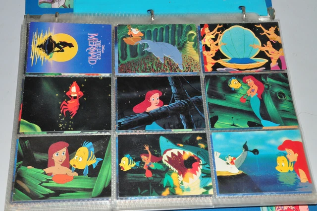 DISNEY’S THE LITTLE Mermaid Collecitble Trading Cards Complete Set 1991 ...