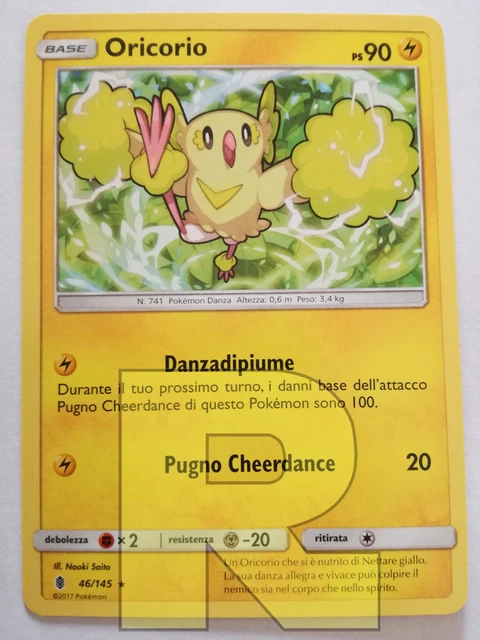 ORICORIO ® GUARDIANI Nascenti 46/145 ® Rara ® Pokemon ® Italiano EUR 1 ...