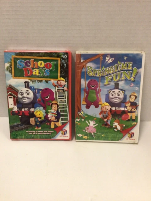 BARNEY THOMAS THE Train Bob The Builder School Days and Springtime Fun ...