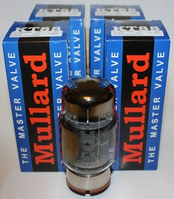 USINE PLATINE QUAD Assortis De Mullard KT88 Tubes, Tout Neuf en Boîte EUR 334,60 - PicClick FR