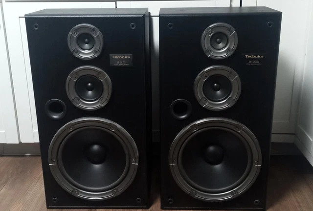 TECHNICS SB-SL701 3-WAY Speakers (Pair) - 100W - 10" Woofers - Near ...